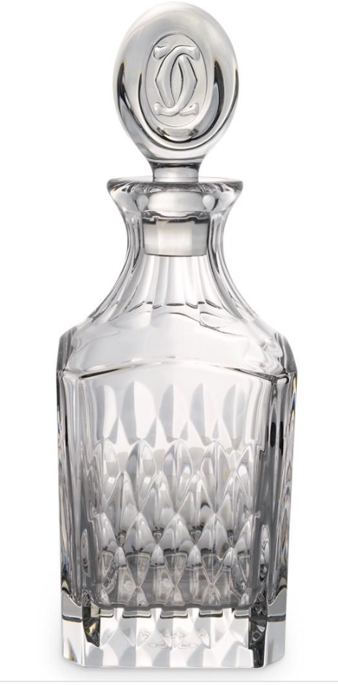 Cartier Crystal Cut Decanter | Aspen Boutique & The Vault Collection