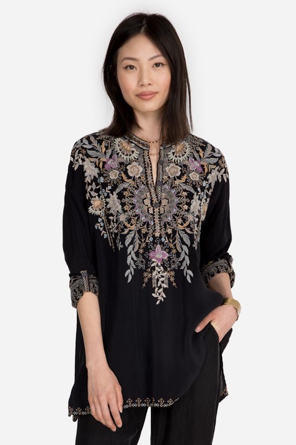 JOHNNY WAS | MANDIYA BLOUSE | Aspen Boutique & The Vault Collection